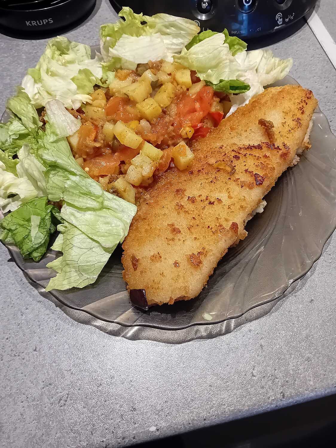 Recette de Filet de colin et brunoise surgelés