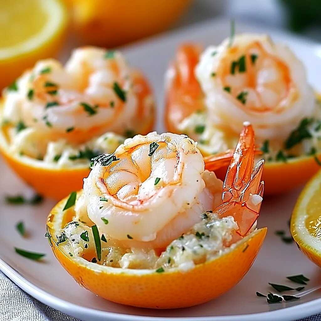 Recette de Clémentines aux crevettes