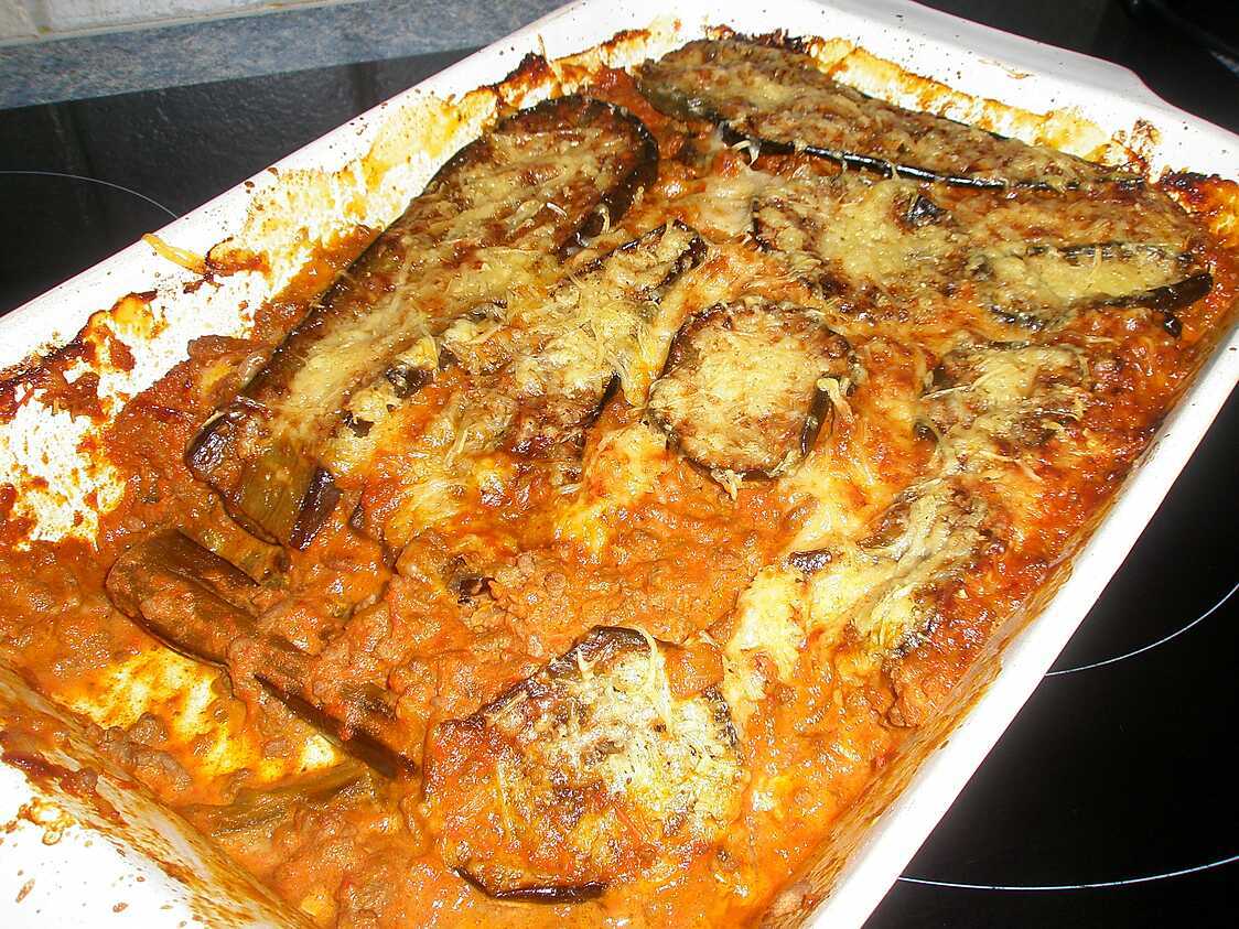 Recette d'Aubergine façon parmentier