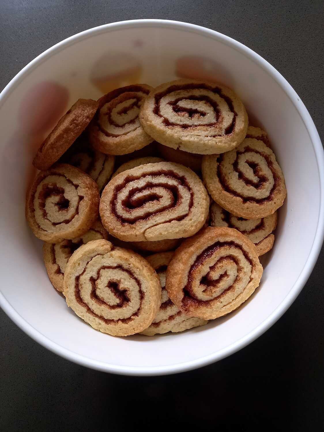 Recette de Biscuits roulés à la cannelle