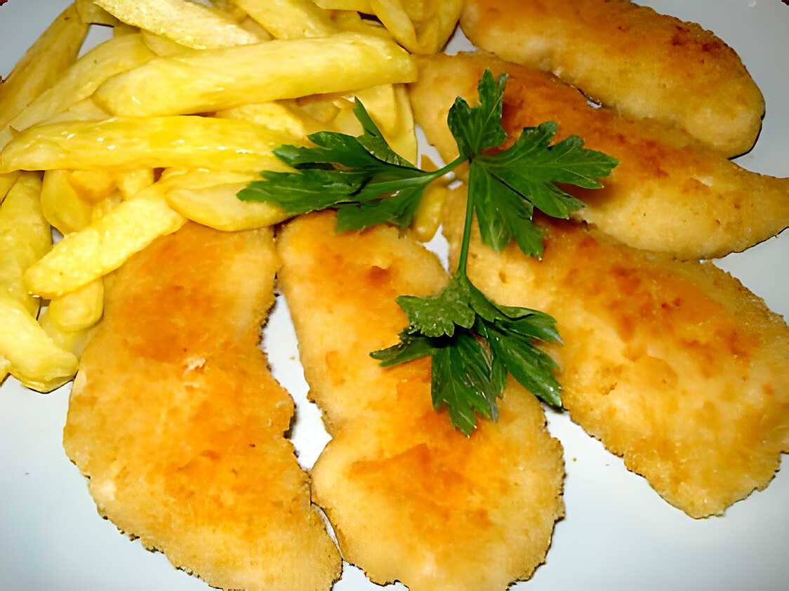 Recette d'Aiguillettes de poulet en panure de parmesan!!!