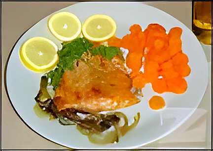 Recette de Filet de Truite de l'Aqualienne à la Blonde de Val-Dieu (Liège)