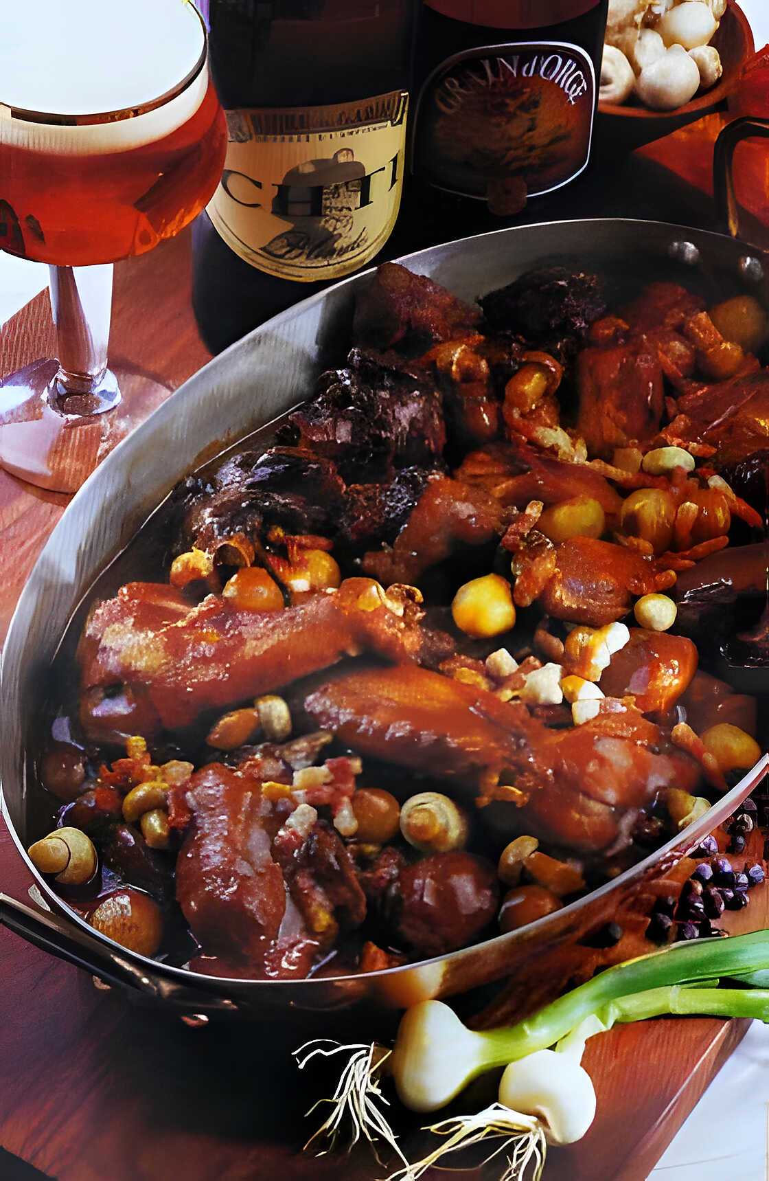 Recette de COQ A LA BIERRE