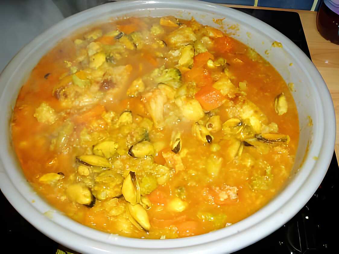 Recette de Tajine de poisson et moule