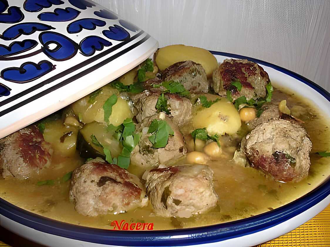 Recette de Boulette de boeuf et pomme de terre