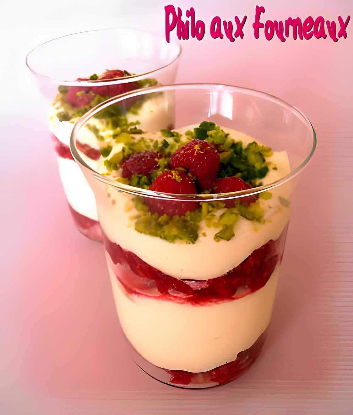 Recette de Tiramisu aux framboises & à la pistache