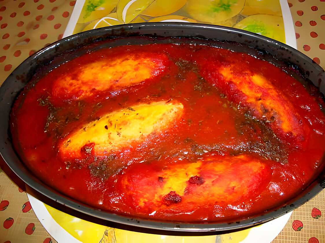 Recette de Quenelle au gruyere de melayers"" revisite ""en sauce tomate