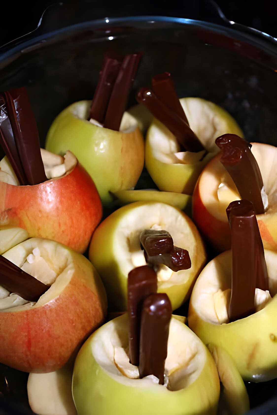 Recette de Pommes au four au carambar