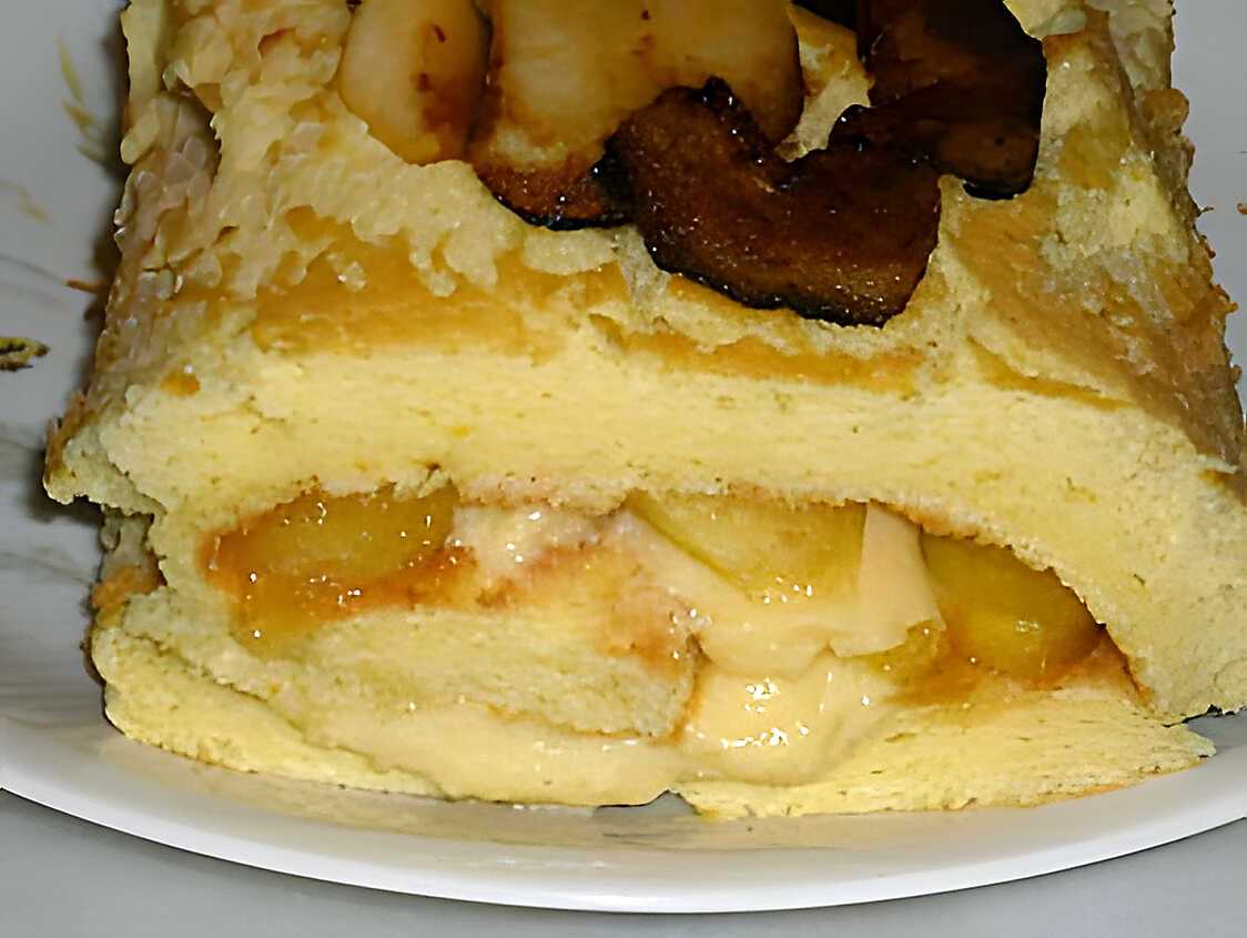 Recette de BUCHE DE NEOL AUX POMMES
