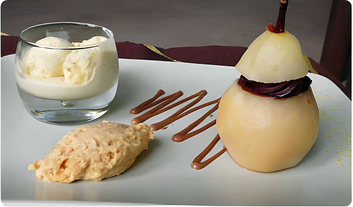 Recette de La poire aux 3 saveurs