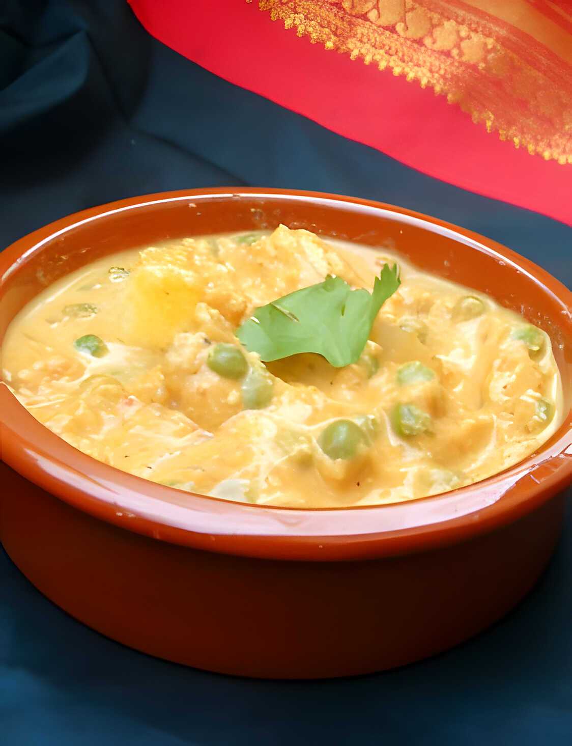 Recette de Cuisine indienne Matar paneer