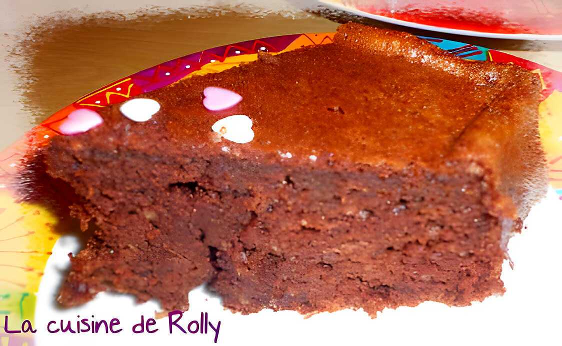 Recette de Gâteau au chocolat et lait de coco