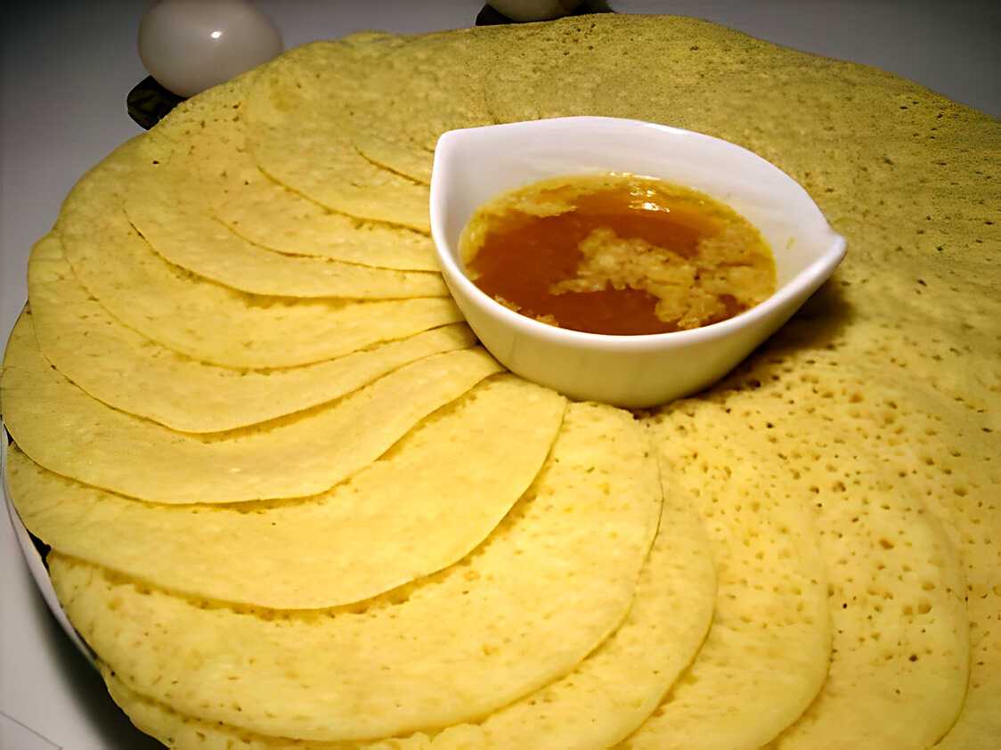 Recette de Baghrir (crèpes 1000 trous)