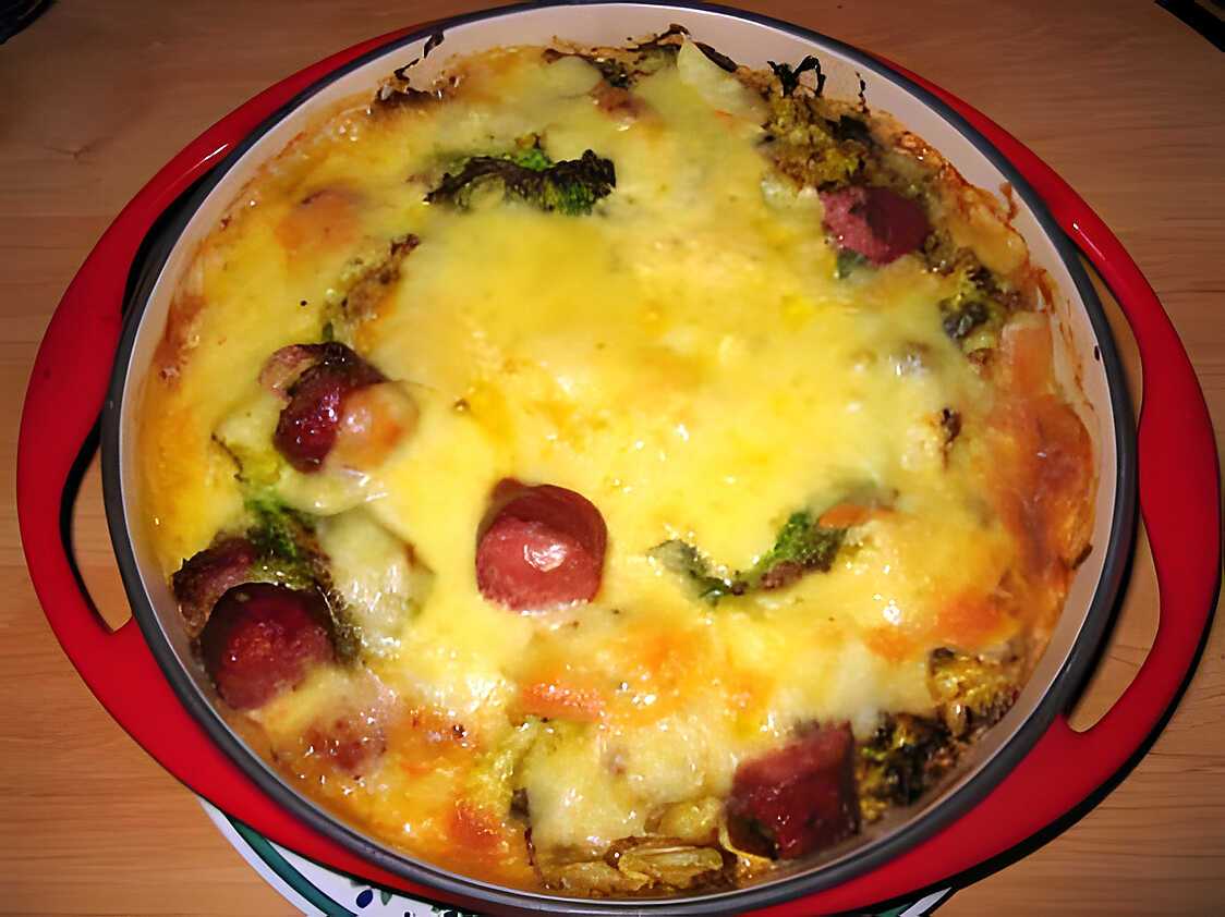 Recette de Gratin de chou vert au Comté