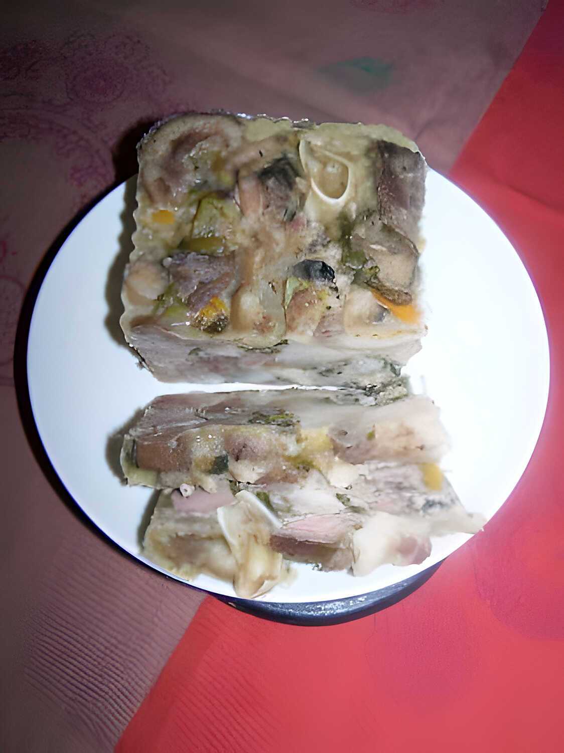 Recette de Fromage de tête