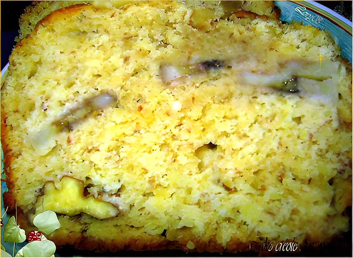 Recette de Cake creole aux noix