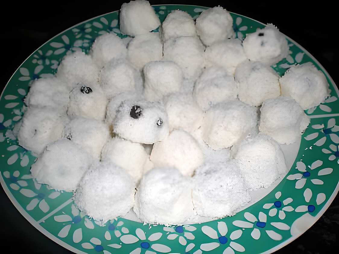 Recette de Boule ricotta coco pépites de chocolat