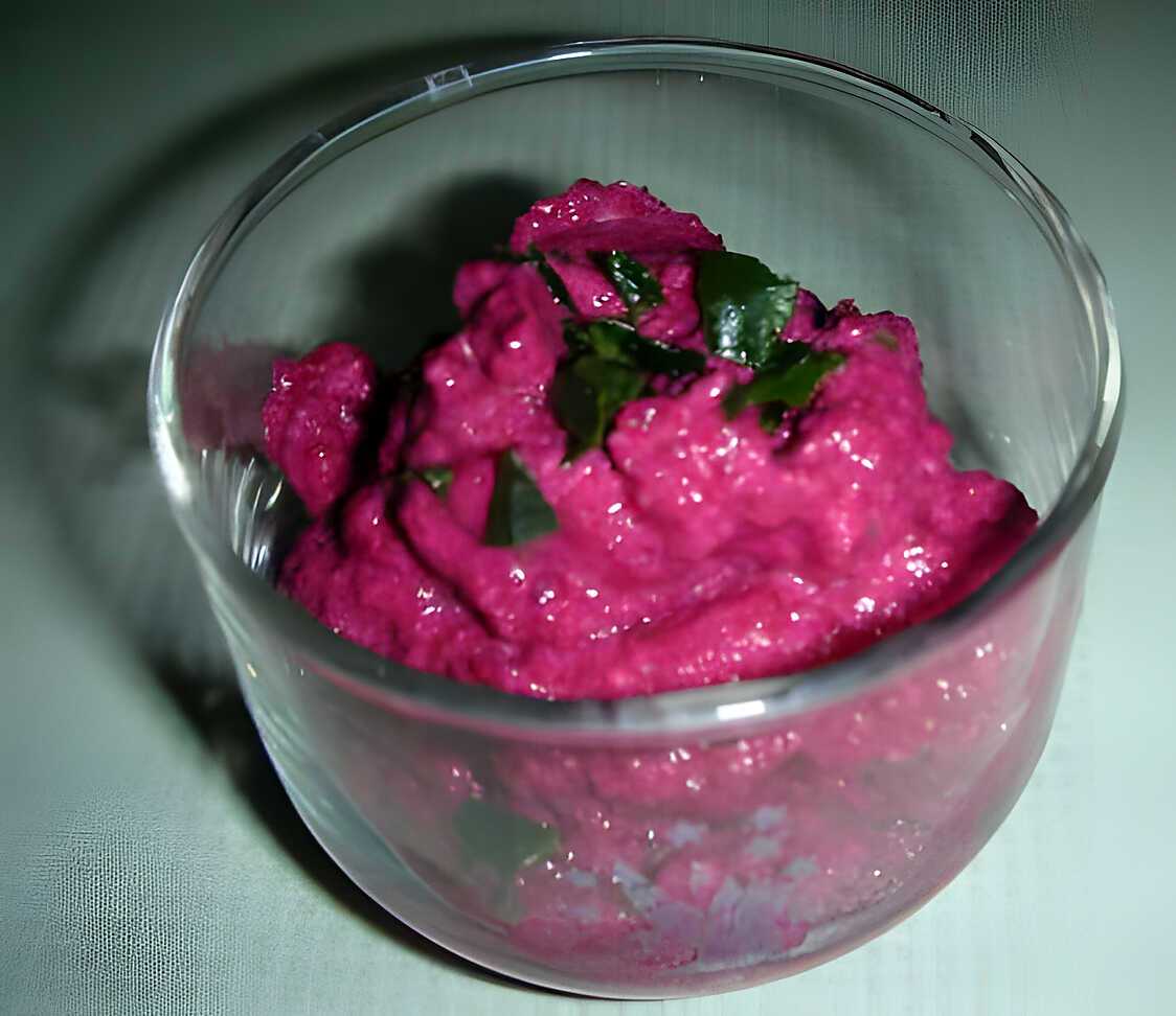 Recette de Crème de betterave douce