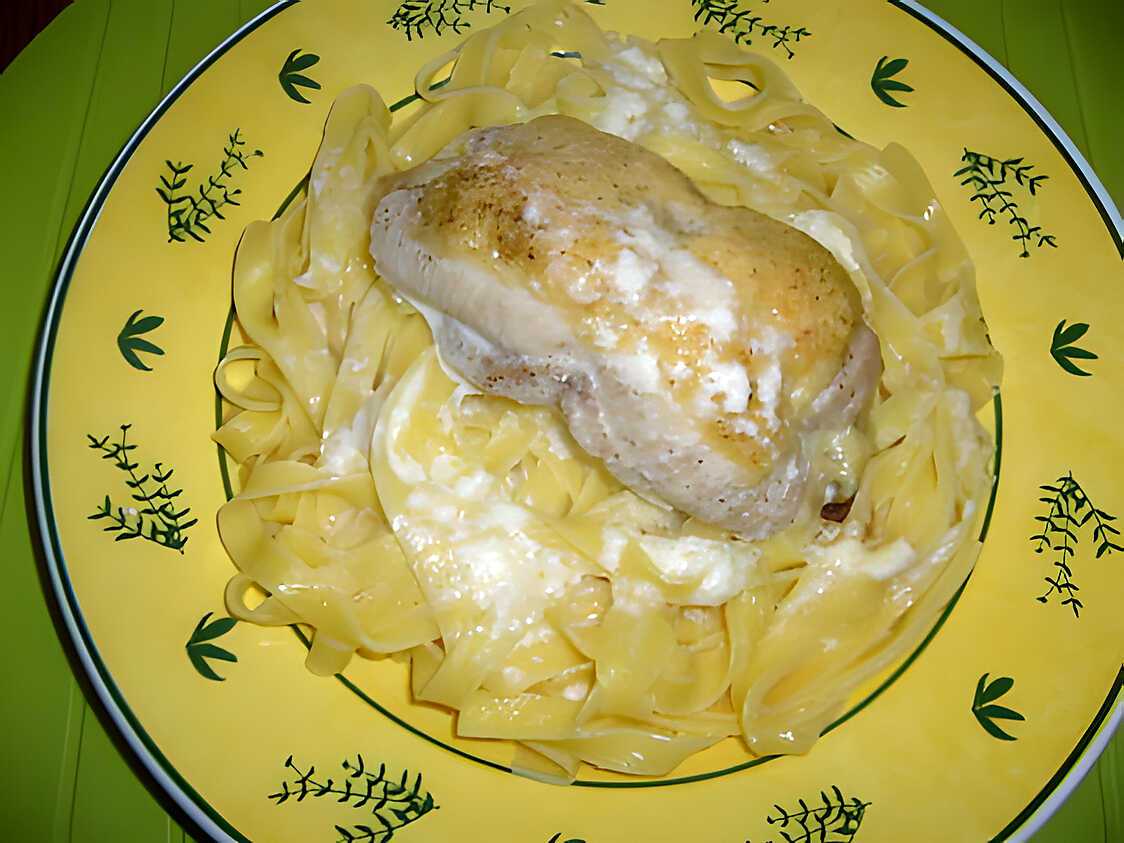 Recette de Blancs de volaille farcis au leerdammer