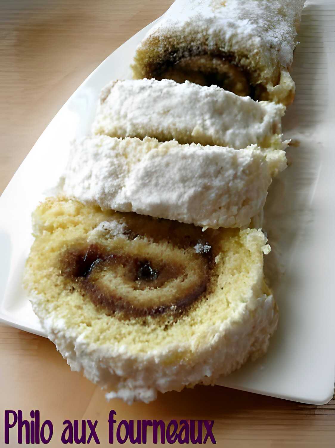 Recette de Biscuit roulé à la confiture par PHILO