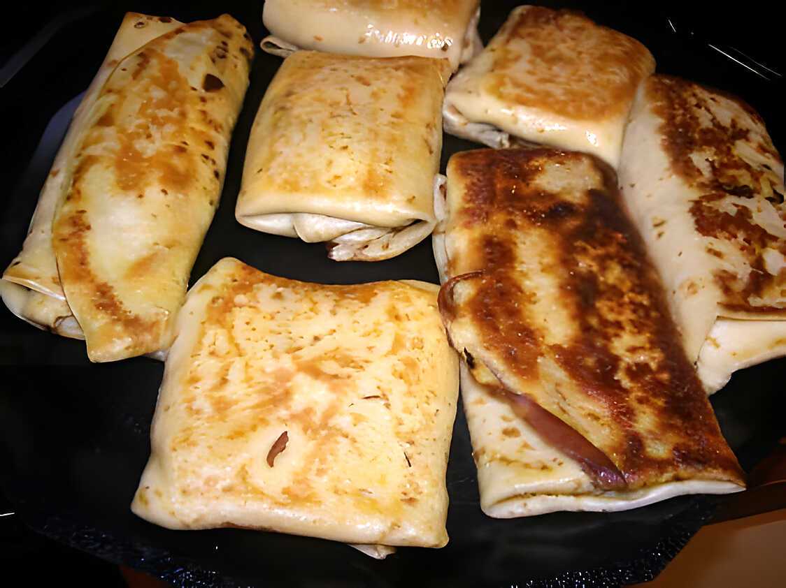 Recette de Crêpe au 3 fromages