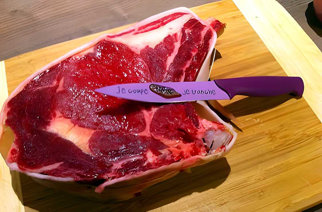 Recette de Côte de boeuf et son beurre d'olives