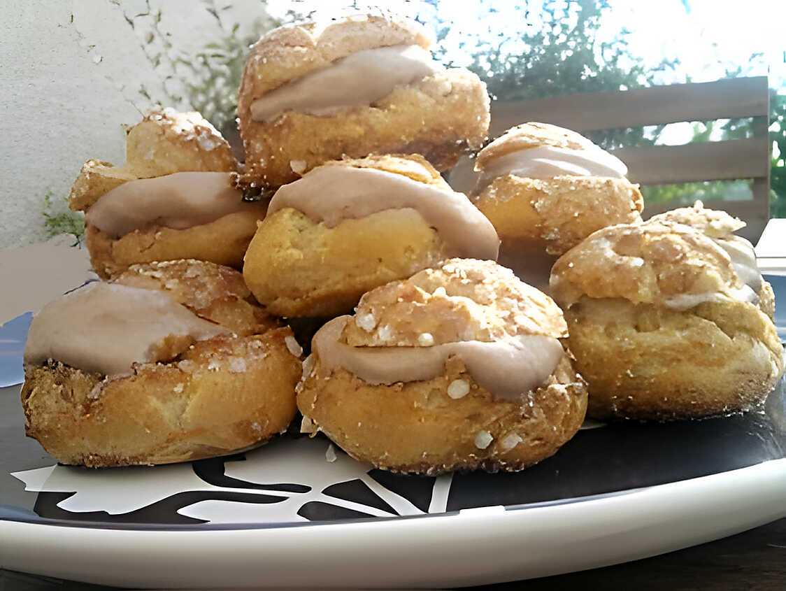Recette de Chouquette fourrée à la chantilly de Nutella