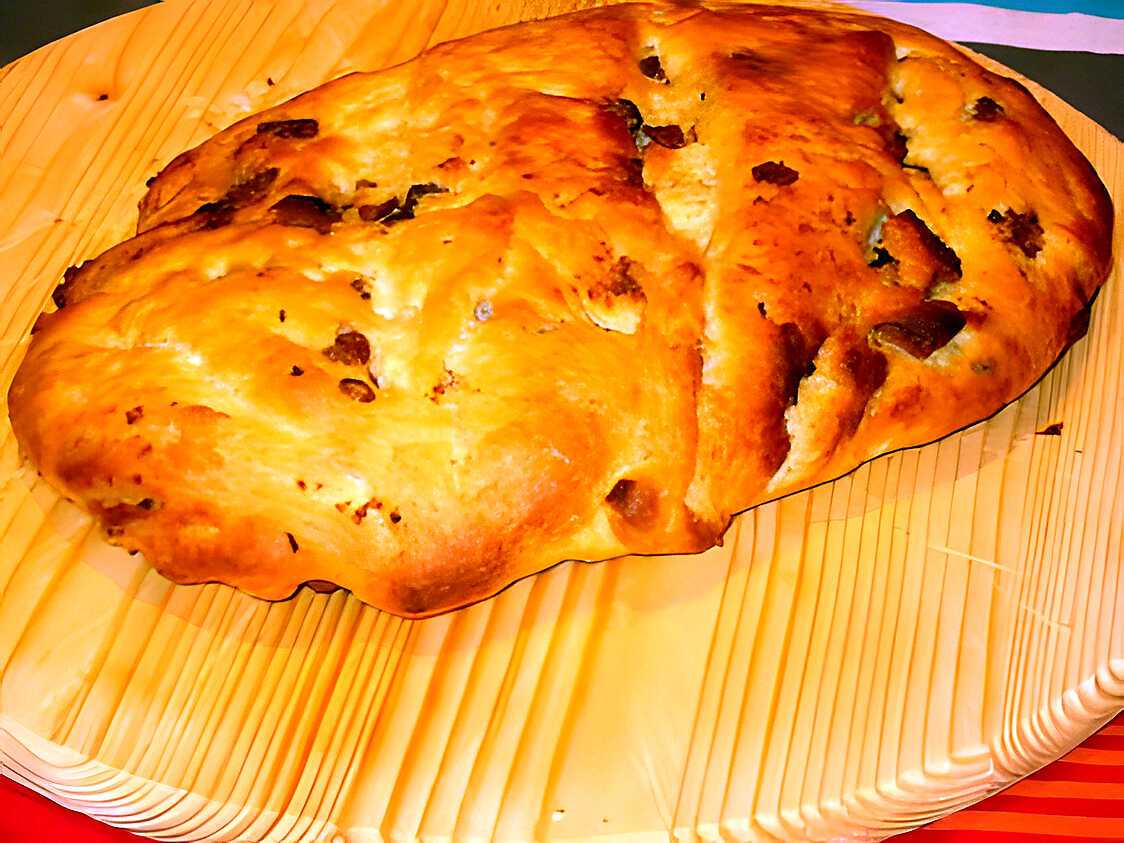 Recette de Fougasse aux grattons de canard