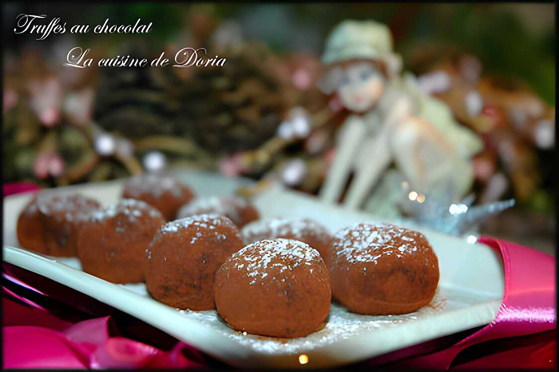 Recette de Truffes au chocolat par Doria
