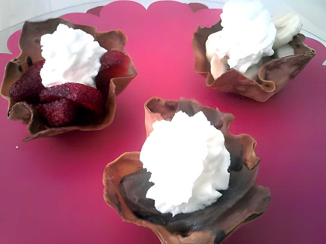 Recette de Tulipe de crêpes