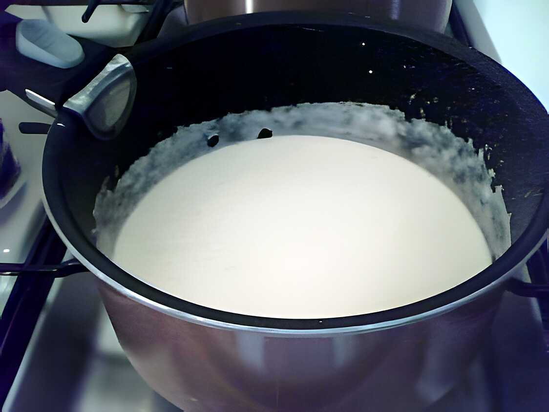 Recette de Béchamel à la crème liquide et parmesan