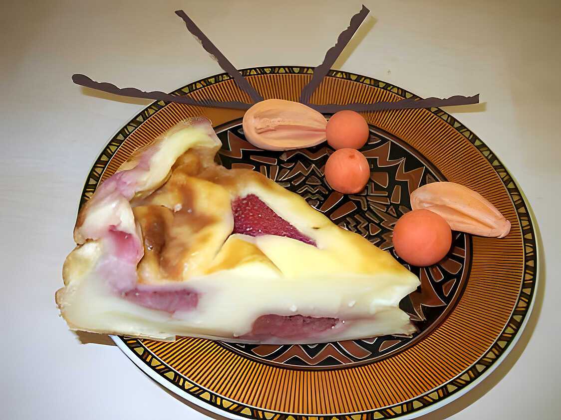 Recette de Flan aux fraises