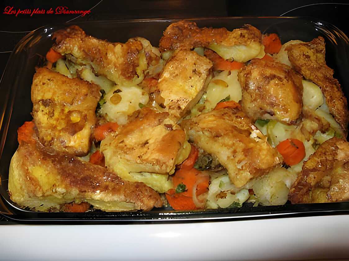 Recette de Morue et légumes au four