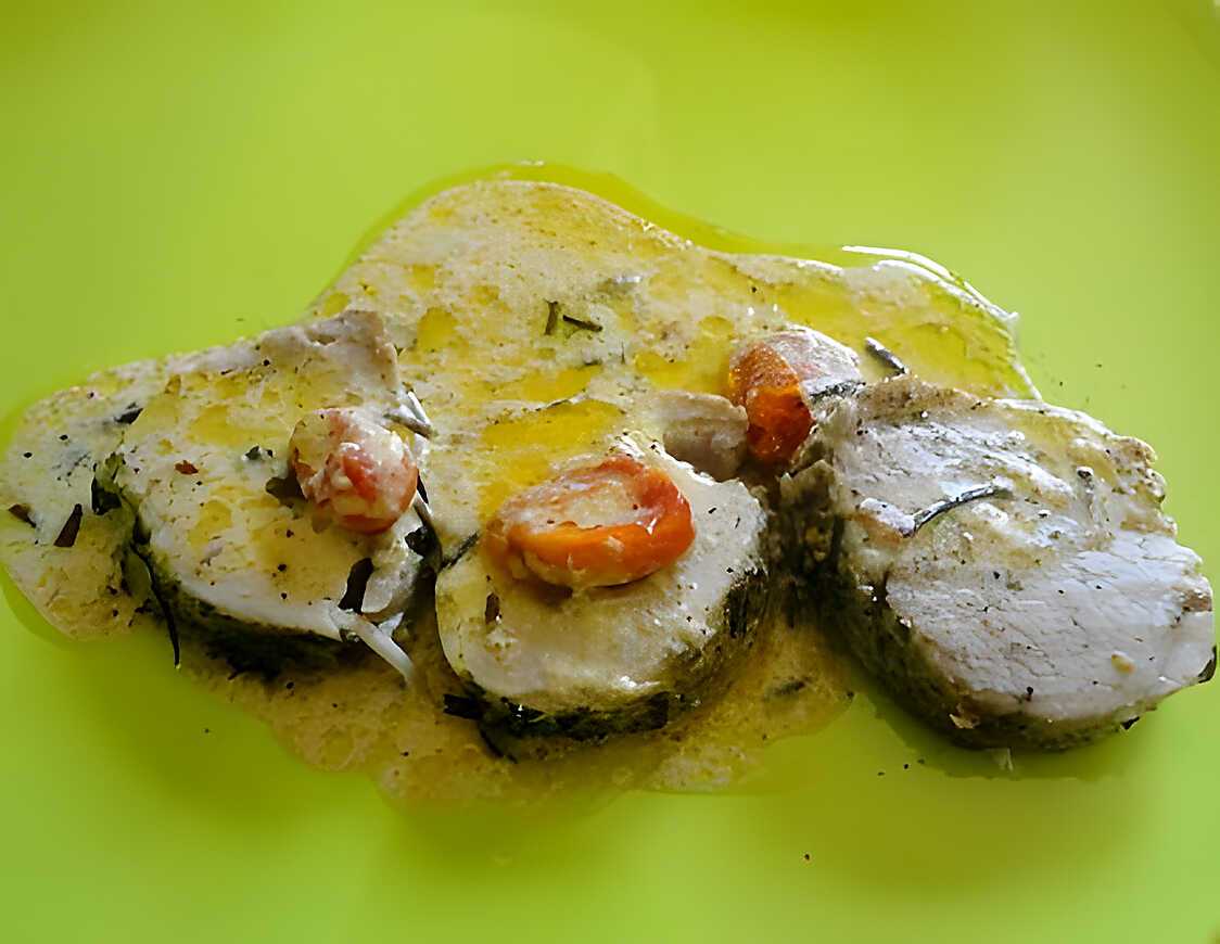 Recette de FILET MIGNON DE PORC MARINE CURRY CIBOULETTE