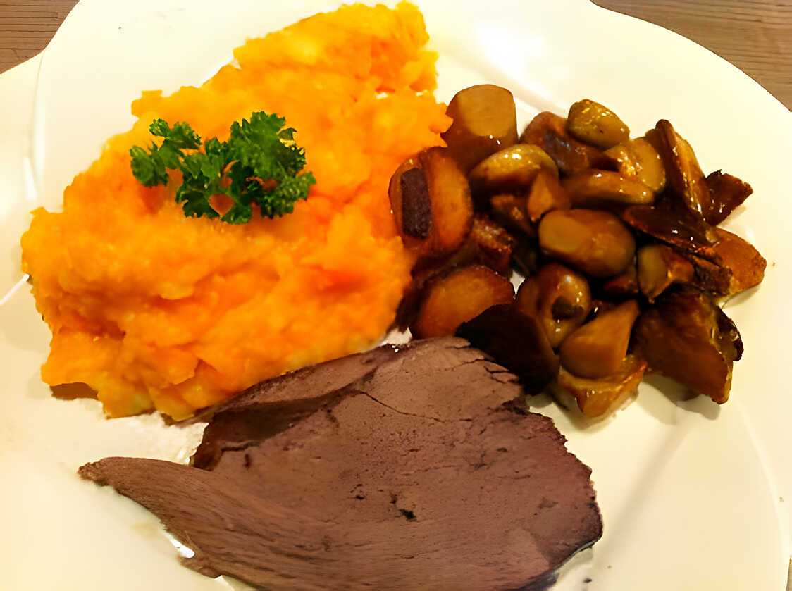 Recette d'Un cuissot de chevreuil tendre et moelleux cuit au four.