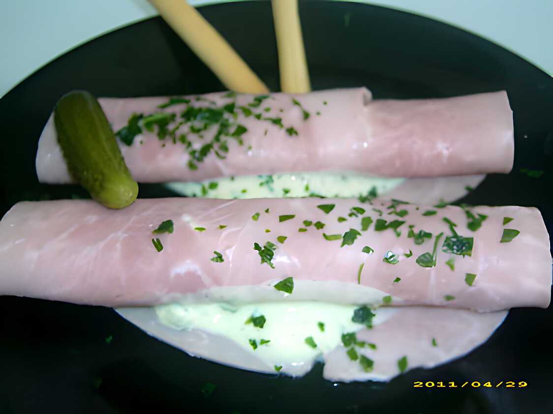 Recette de Jambon roulé au curry