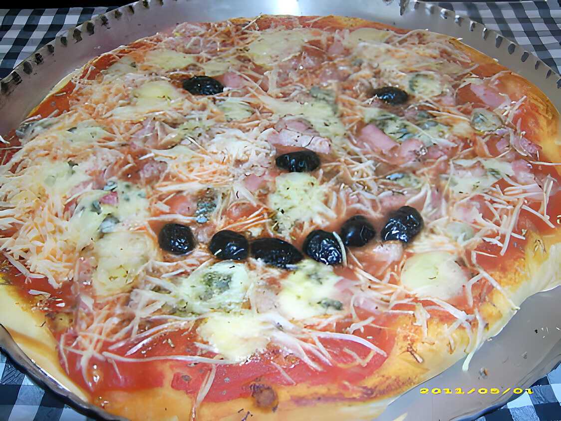 Recette de Pizza bonhomme qui rit (réalisé par mon fils Anthony)