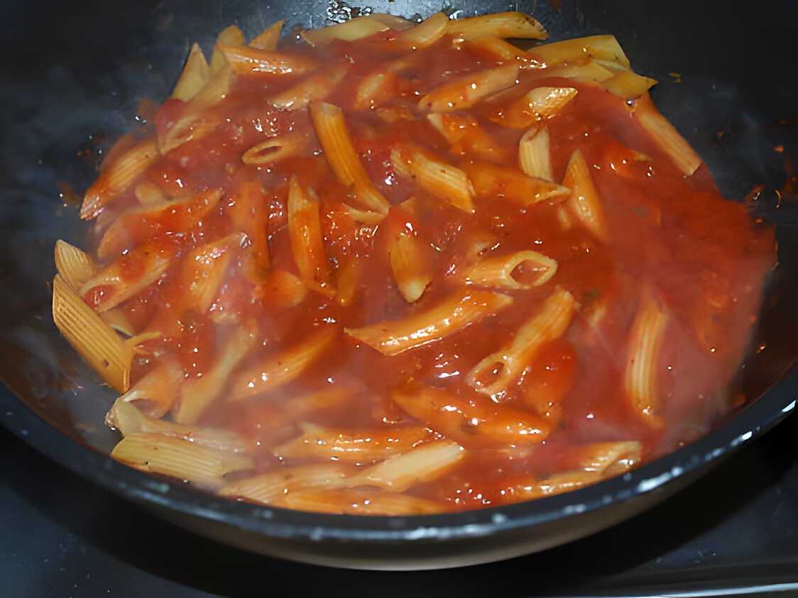 Recette de Penne sauce tomate façon risotto