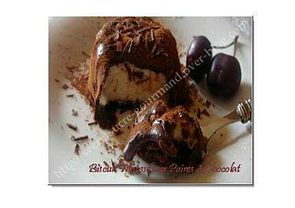 Recette de Biscuit Mousse aux Poires & Chocolat