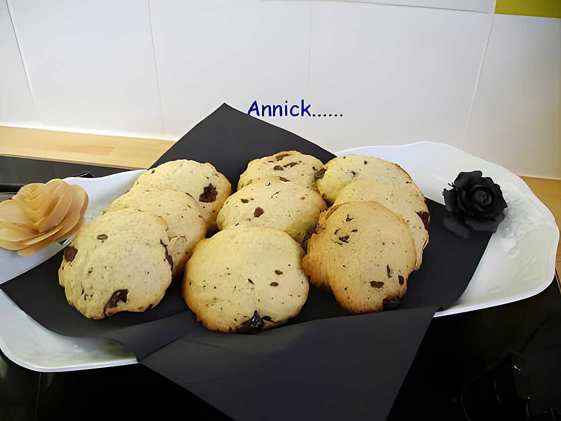 Recette de Cookies choco et noix de coco.