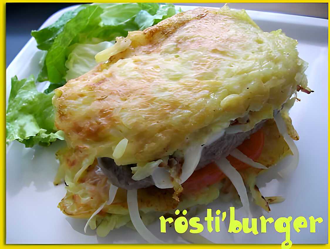 Recette de Rösti burger