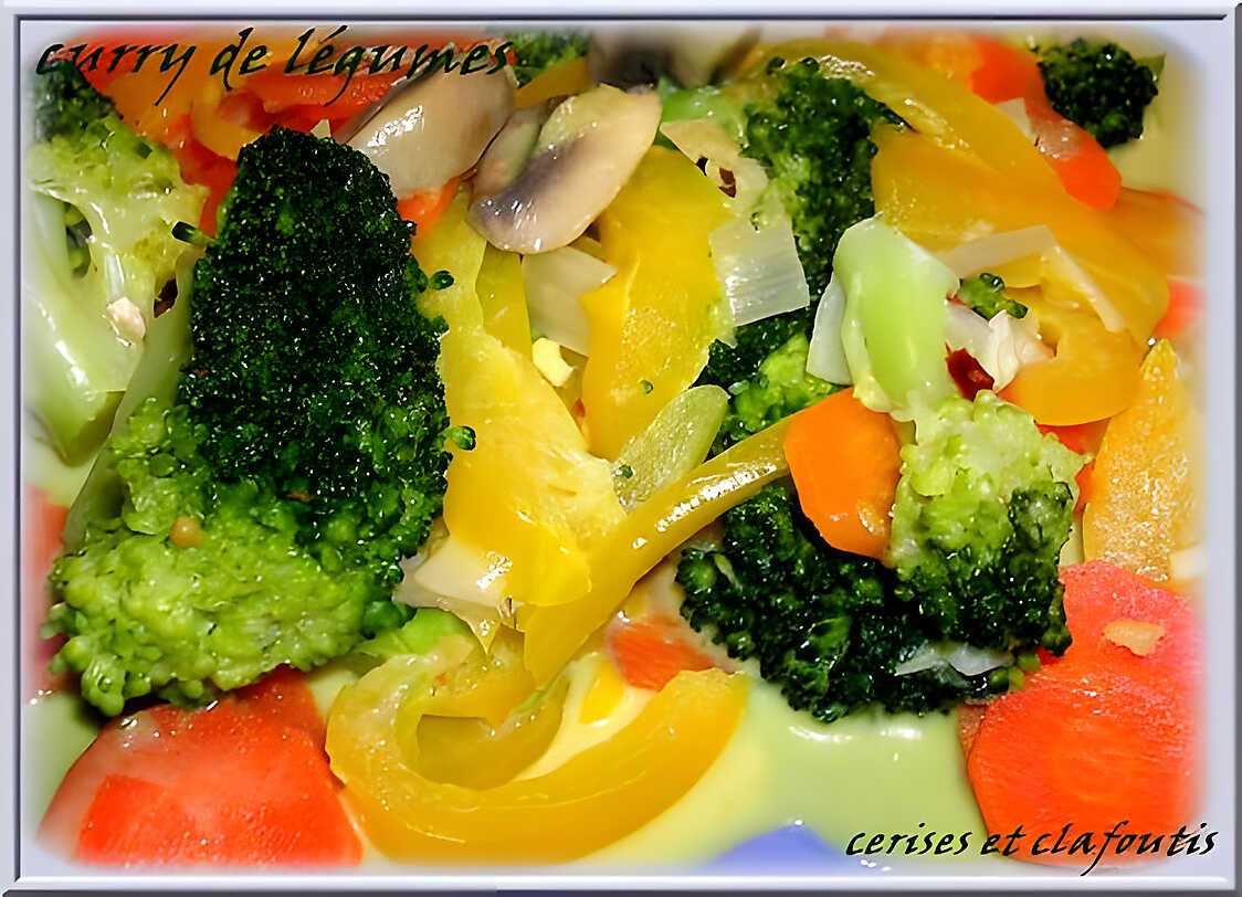 Recette de Curry de légumes