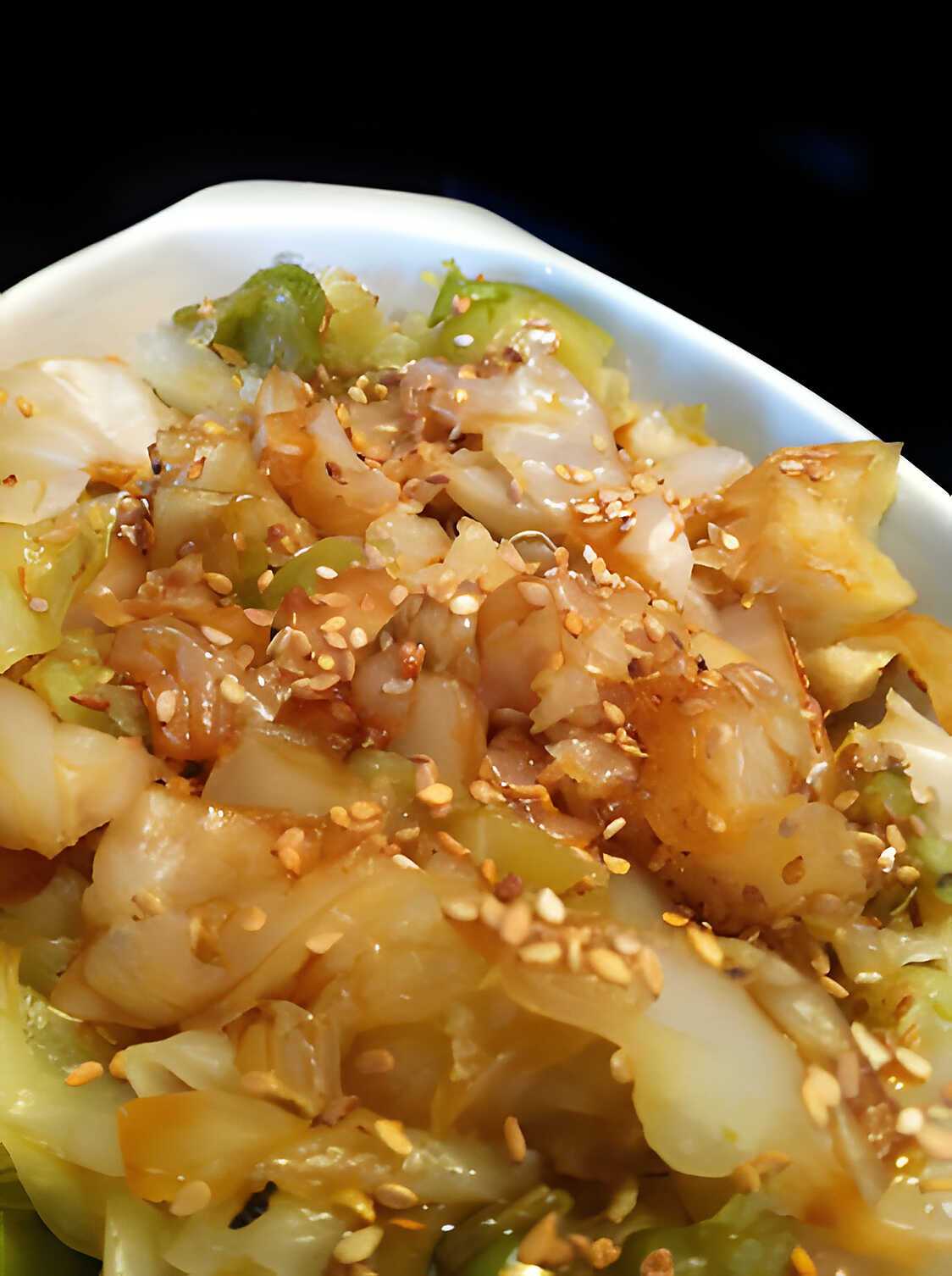 Recette de Choux-Choux Soja Sésame