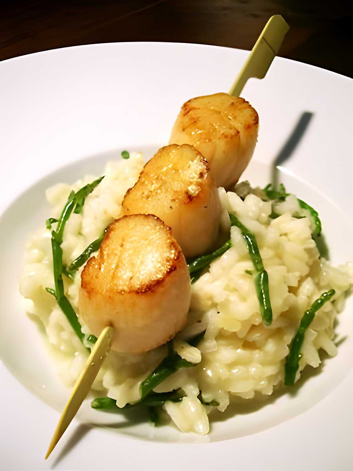 Risotto Et Noix De St Jacques