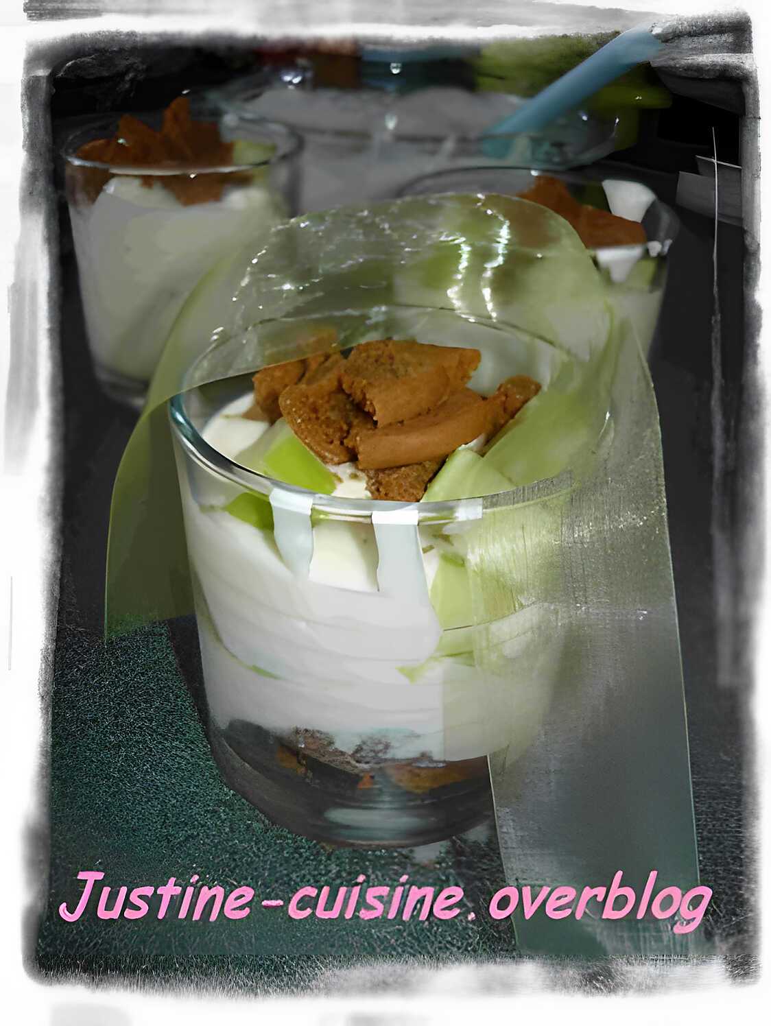 Recette de Verrine fraicheur speculoos et pommes