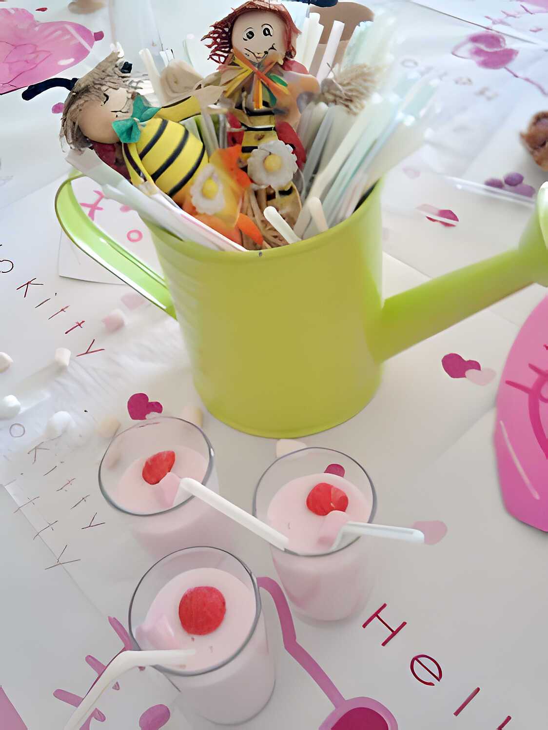 Recette de Mini milk shake aux bonbons