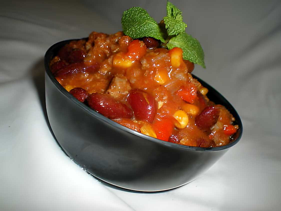 Recette de Chili con carne (TUPPERWARE)