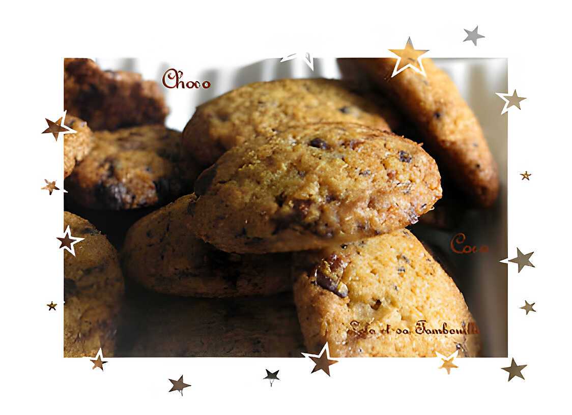 Recette de Cookies coco-choco