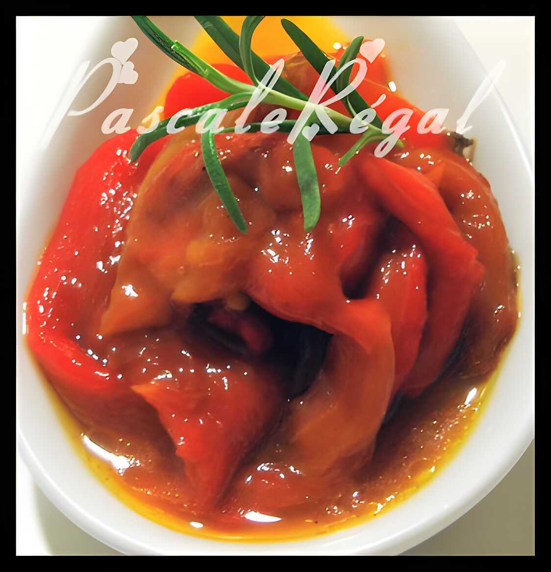 Recette de Poivrons Grillés Marinés par PascaleRegal