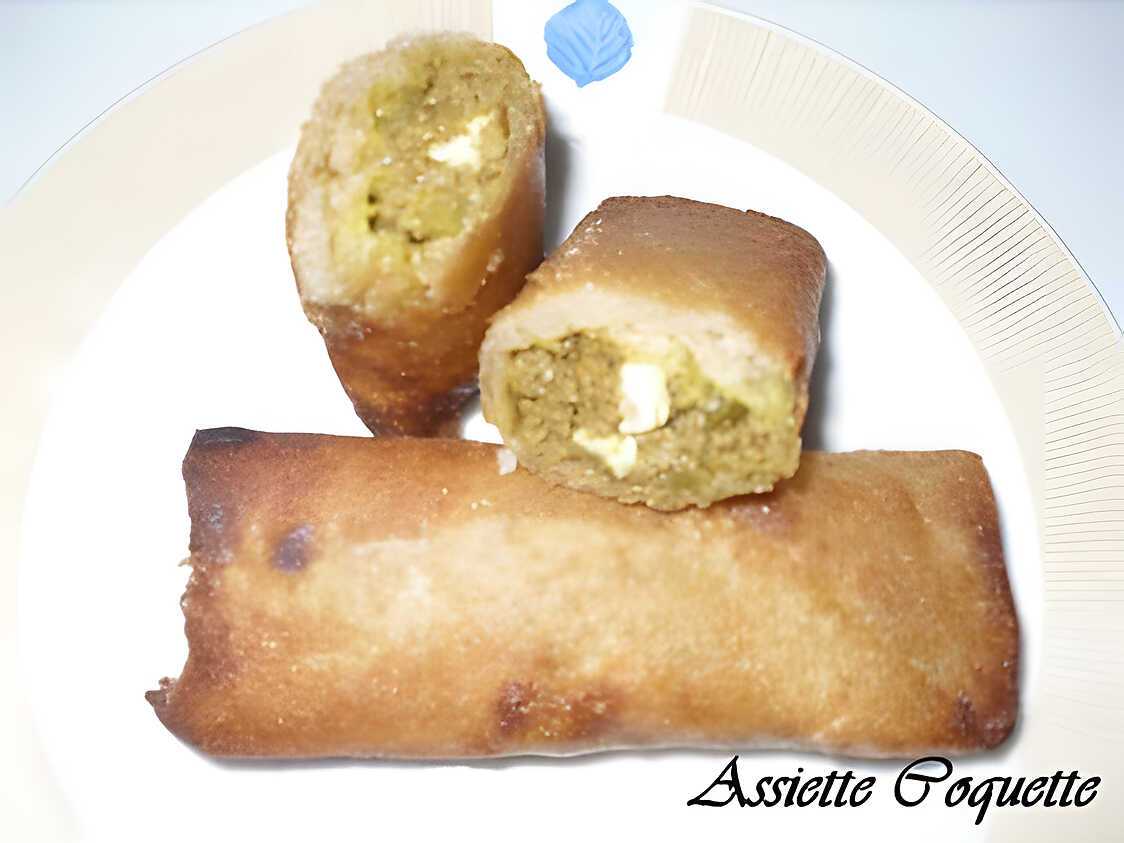 Recette de Bourek Hmiss-Viande Hachée Fondant de Mozzarella